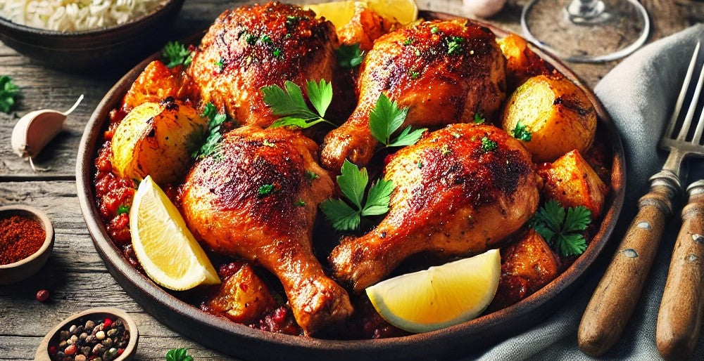 Frango à Portuguesa (Knoblauch-Paprika-Hähnchen nach portugiesischer A ...