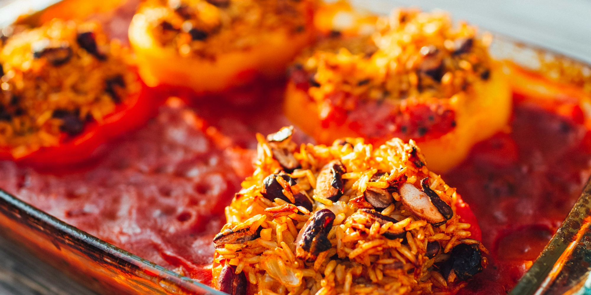 Authentische deutsche gefüllte Paprika: Uroma Susannes traditionelles ...